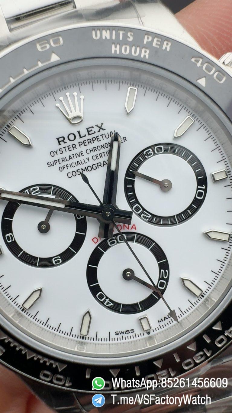 VS Factory Daytona Panda 126500 Gain Weight 185g White Dial Luminos ...