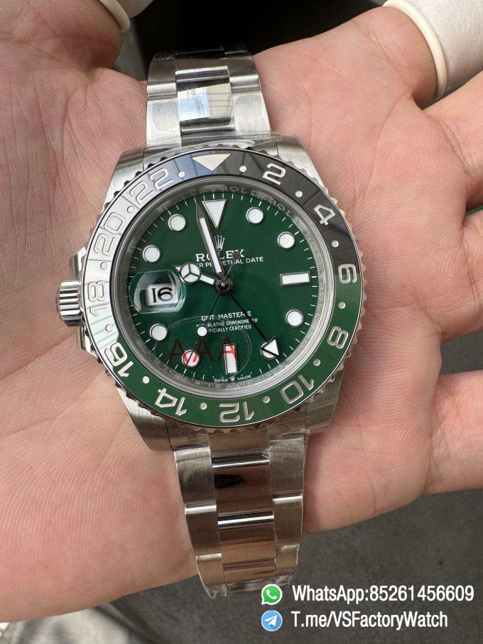 VSF GMT-Master II Sprite 126729VTNR Black & Green Ceramic Bezel Green ...