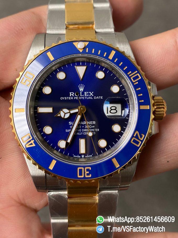 VSF Rolex Submariner 126613LB 41mm Blue Dial Gold and Steel Two Tone ...