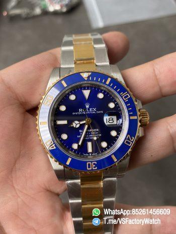 VSF Rolex Submariner 126613LB 41mm Blue Dial Gold and Steel Two Tone ...