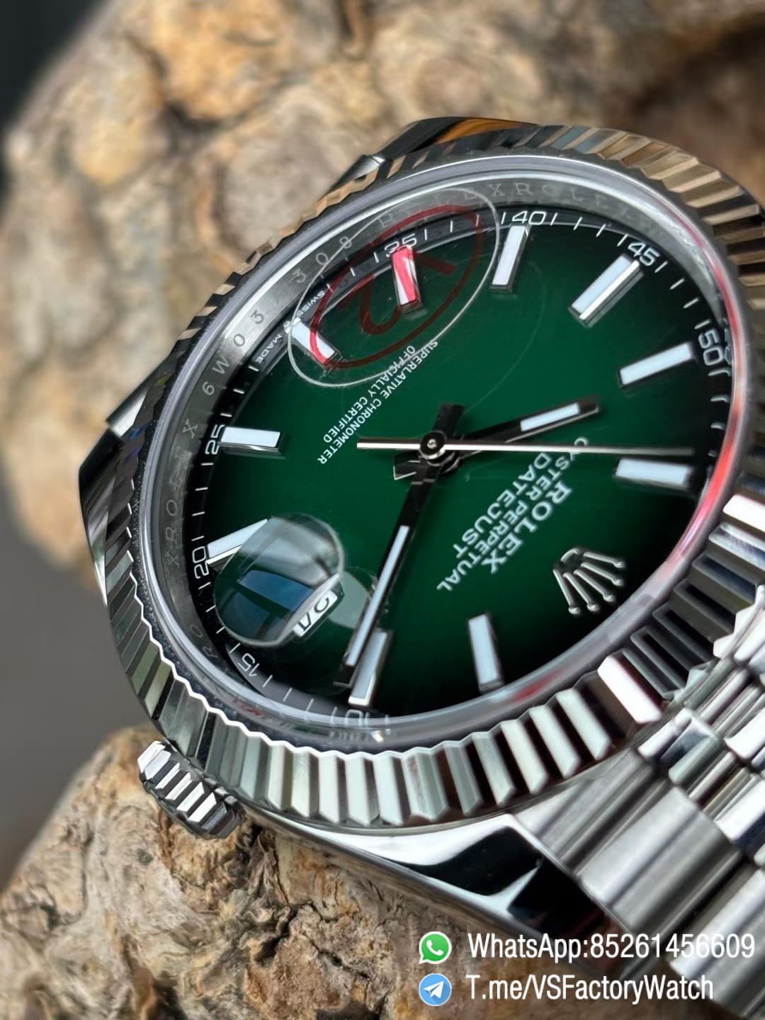 VSF Watches 2026 VSF Rolex DateJust 41 Green Ombré Dial Ref 126334 V2 ...